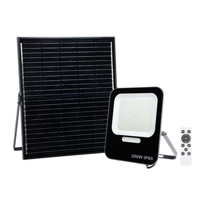 300w Outdoor Ip65 Solar Powered Flood Lights With Timer 2835 Smd Chips