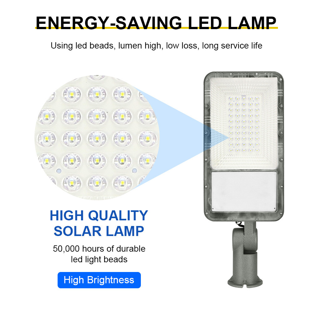 Split Type High Power Solar Street Light Aluminum Alloy 1000w Dusk To Dawn