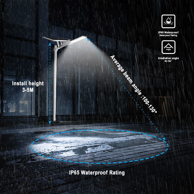 Aluminum Seperated Solar Powered Outdoor Street Lamp Led Street Light ...