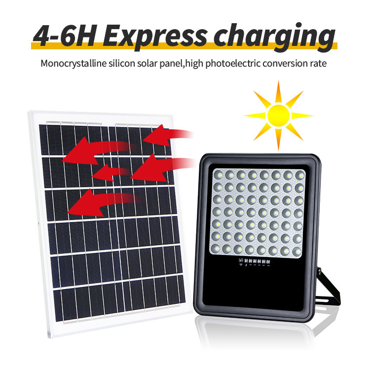 100 W 150 W 200 W LED Solar Outdoor Flood Lights Ground Mounted ...