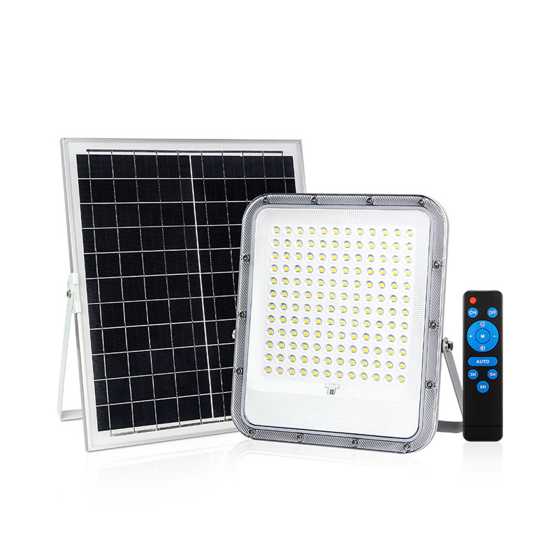 2700K 6500K Solar Powered Flood Lights 100w Big Capacity 3.2V Battery ...