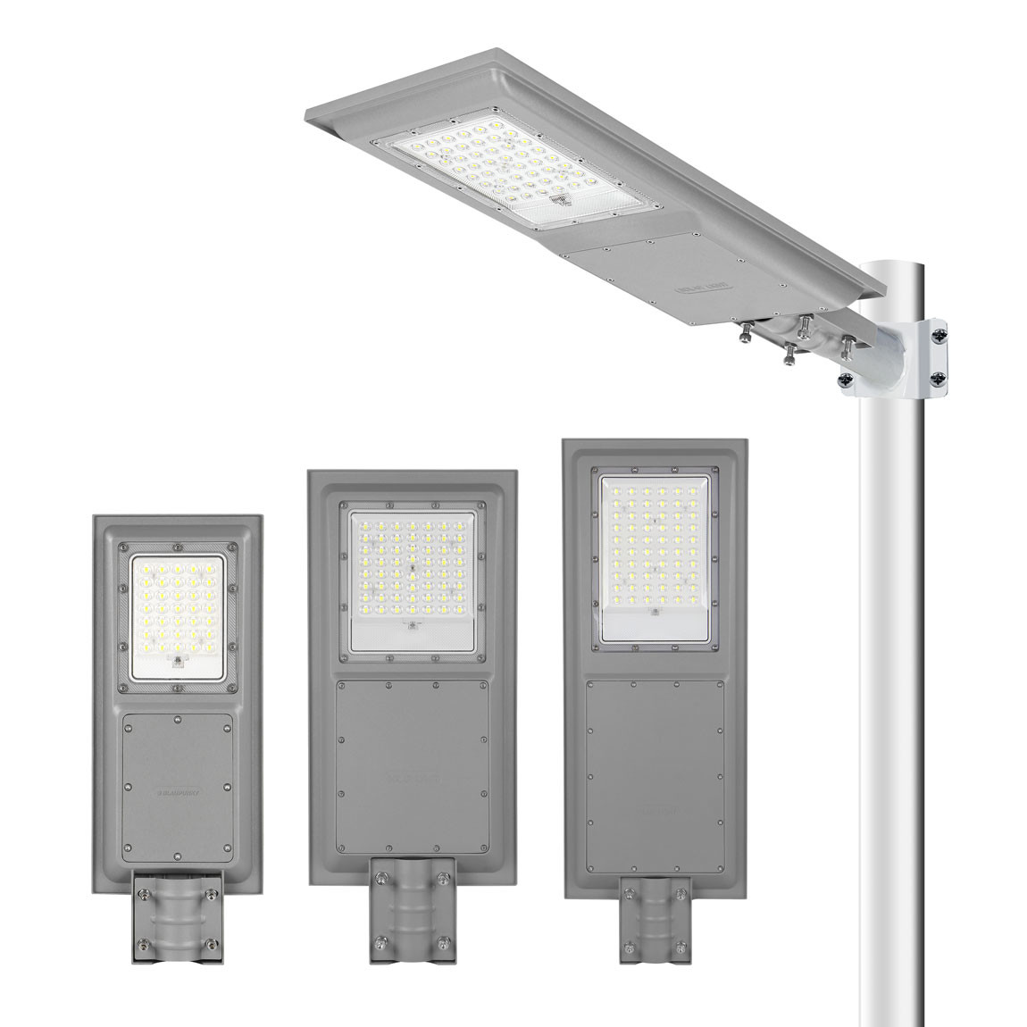 Eco Friendly All In One Solar LED Street Light High Energy 200w 34000lm ...