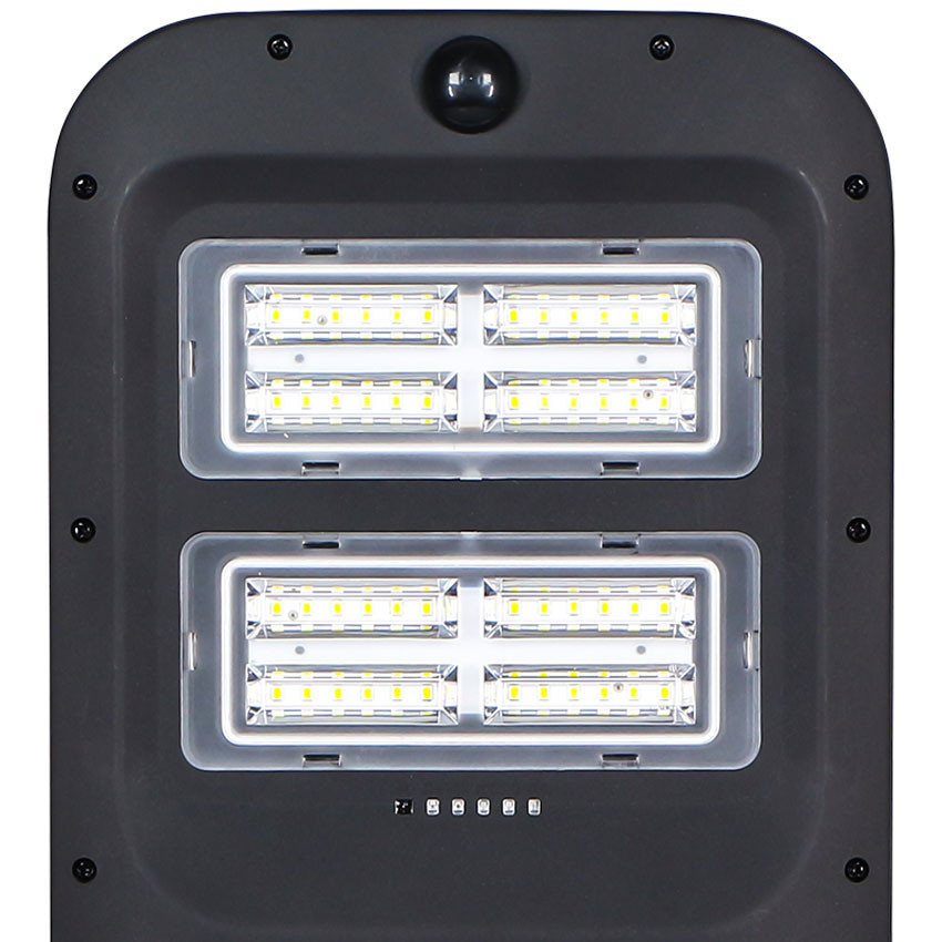 Smart Integrated Solar Street Light 100W Slim ABS Body Radar Sensor 30 ...