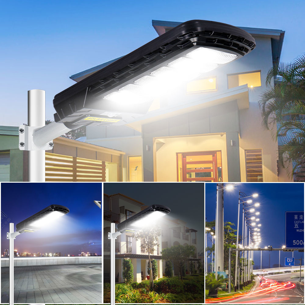 Motion Sensor All In One Solar LED Street Light 50W 100W 200W IP65 ...