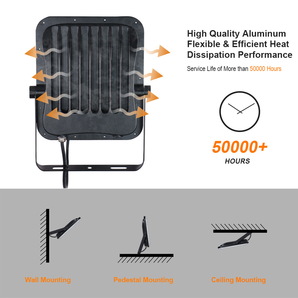 KCD Reflector Outdoor Waterproof Led Flood Light 50W 100w 200w 400w ...