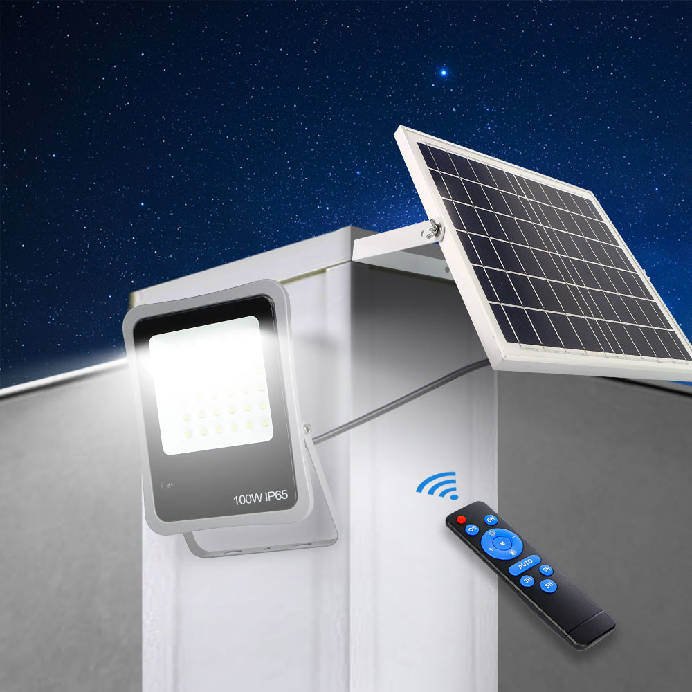 KCD IP65 Wireless Dusk To Dawn Auto Solar Monocrystalline Sport Stadium ...