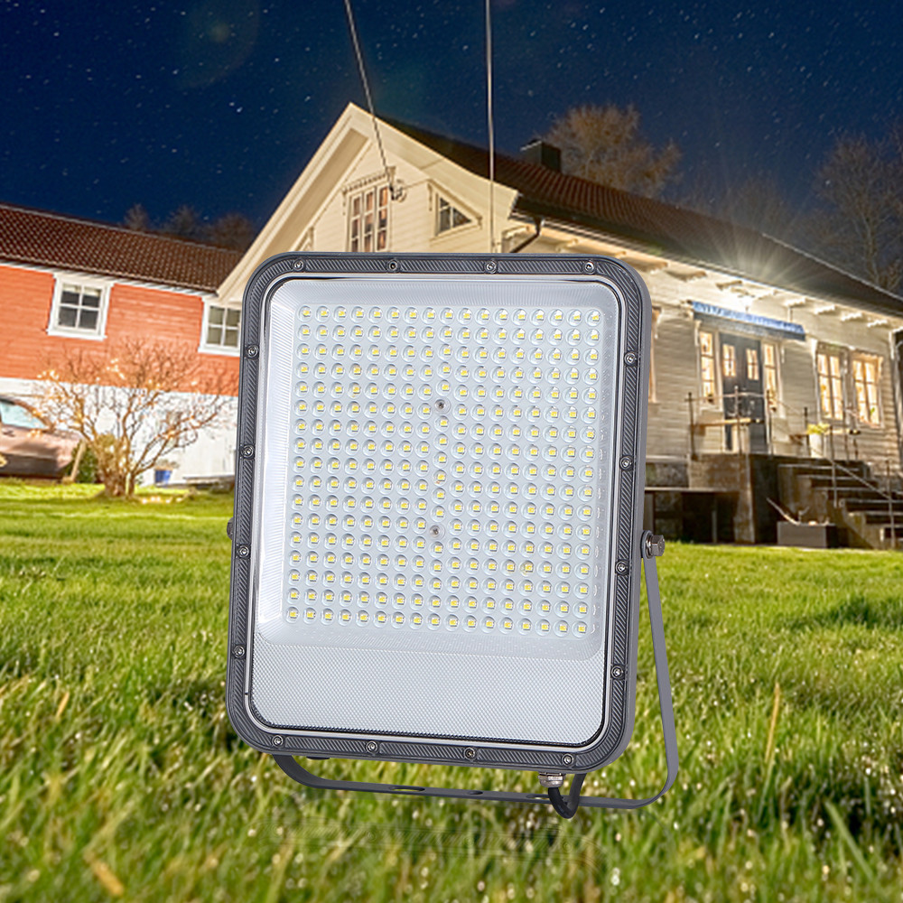 outdoor 200W LED floodlight IP65waterproof AC160-265V 170lm/W gray ...