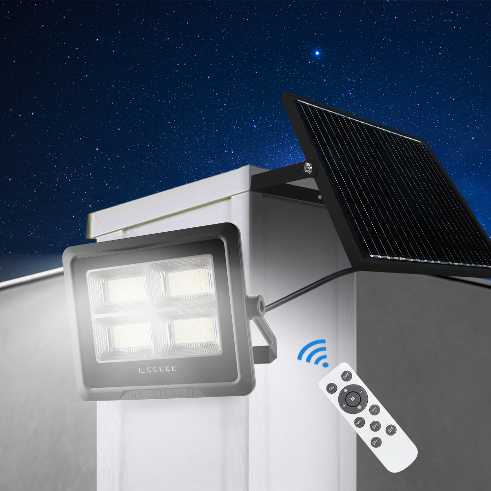 50W-500W Solar Flood Lights with 6000K Cool White LED