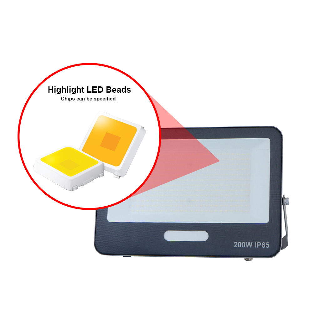 3CCT Adjustable LED Flood Lights with High Luminous Flux