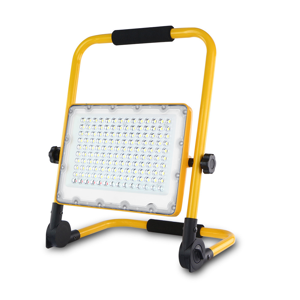 Rechargeable 144W 20000 Lumens Stand 360° Rotating LED Work Light with ...