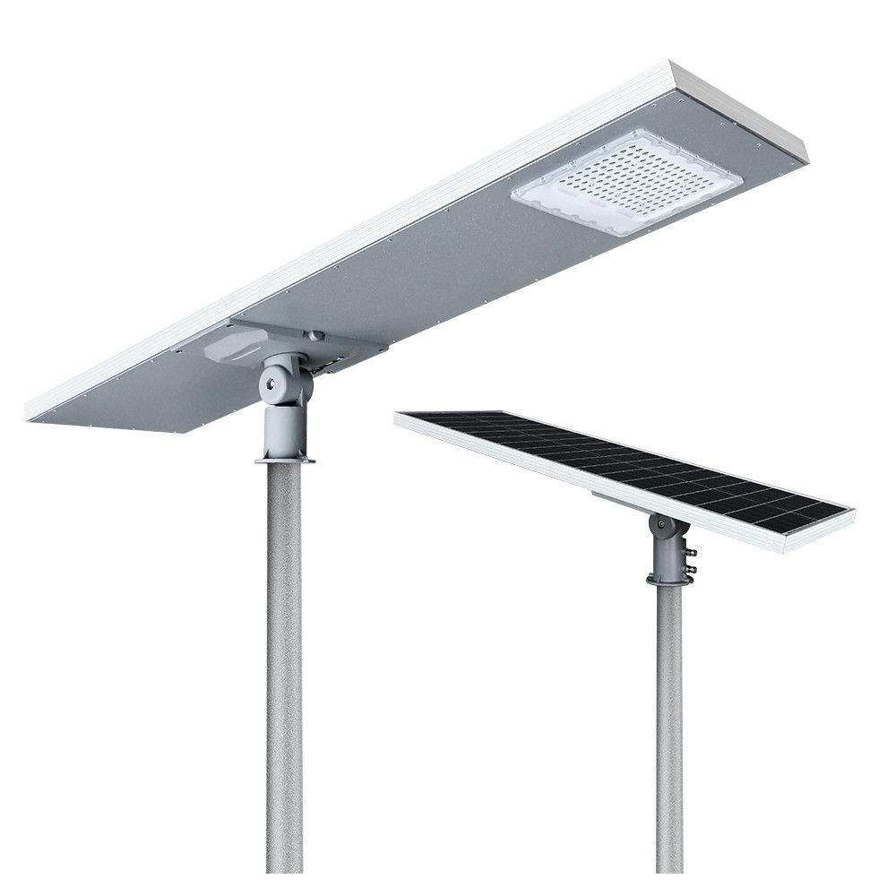 Rectangular All In One Solar LED Street Light With Inbuilt Battery ...