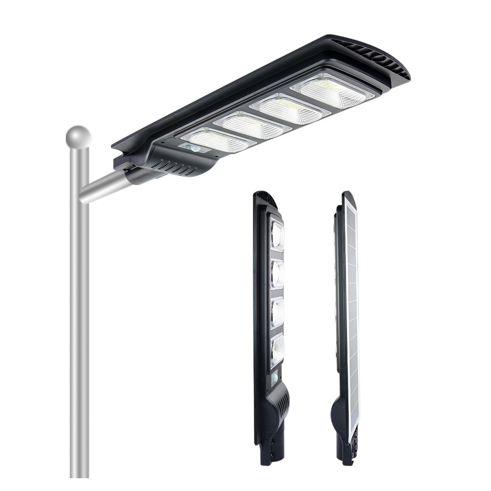 Decorative Led Solar Integrated Lamp With Pole 50w 100w 150w 200w