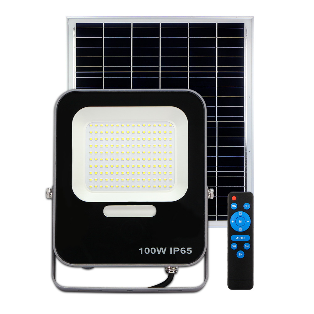 KCD 100W 200W Solar Led Flood Light Outdoor IP65 Waterproof High Mast ...
