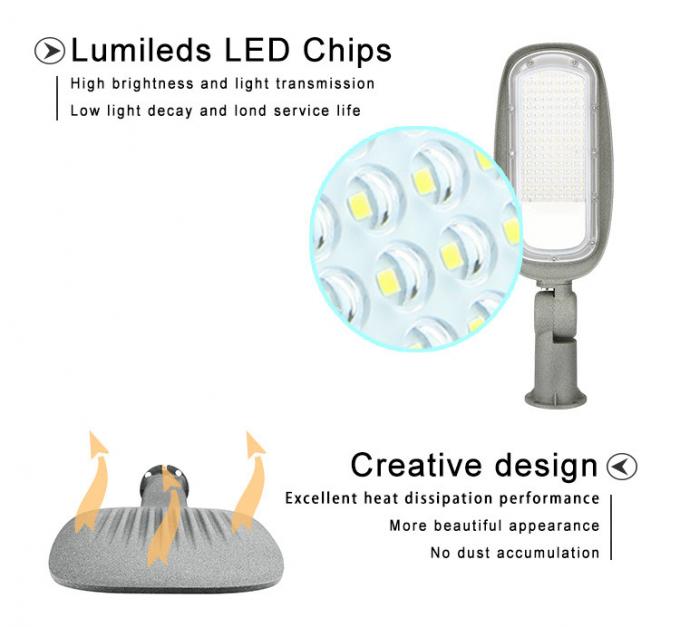 SMD 3030 Outdoor LED Street Lights 90lm/W 60w 100w 150w 200w 220v For ...